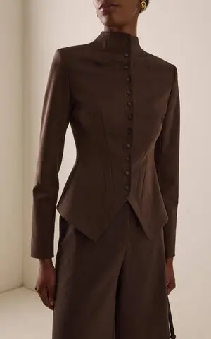 Staud Adrian Twill Jacket