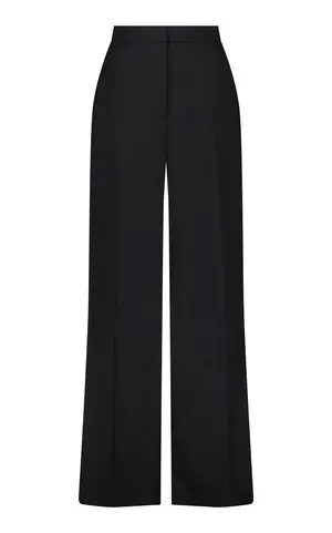 Lela Rose Molly Stretch Cotton Pant Black