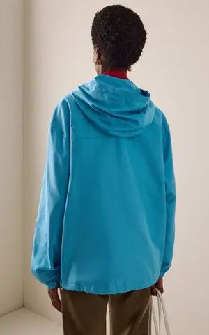 LII Hooded Shell Anorak Jacket - Blue