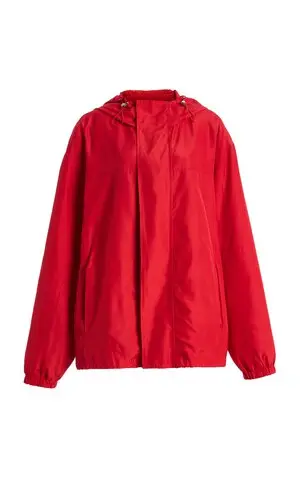 LII Hooded Shell Anorak Jacket - Red