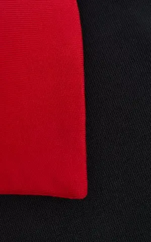 LII Contrast-collar Cotton Polo - Black
