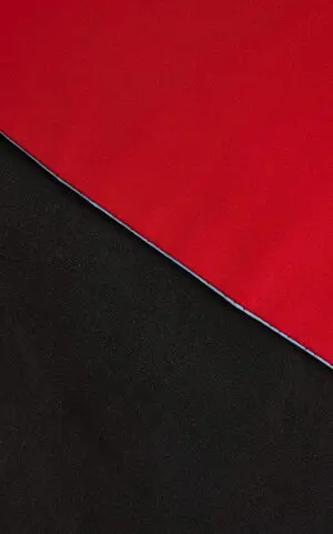 LII Fold-over Crepe Mini Skirt - Black