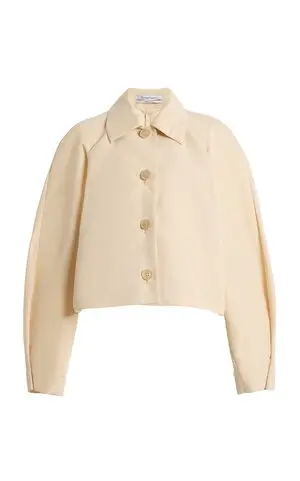 Another Tomorrow Short Balmacaan Jacket