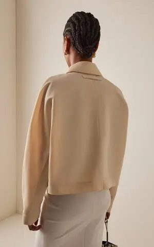 Another Tomorrow Short Balmacaan Jacket