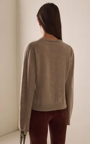 DL1961 V-neck Long Sleeve Cashmere Knit Top
