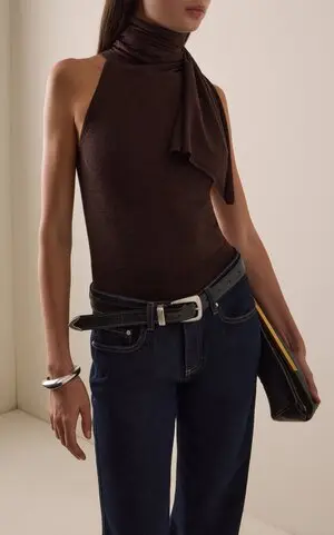 DL1961 Bow Tie Merino Wool Knit Top