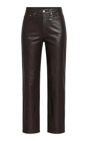 DL1961 Karmine Refined Wide Leg Sculptsystem™ Coated Jeans