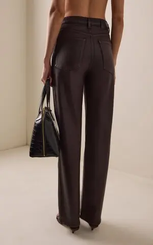DL1961 Karmine Refined Wide Leg Sculptsystem™ Coated Jeans