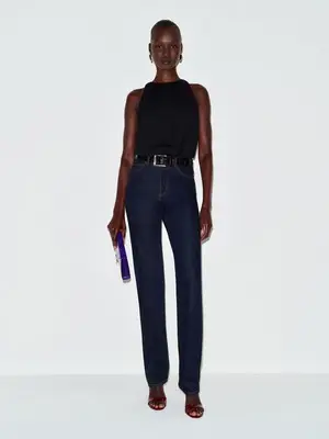 REFORMATION Krista Bodysuit - Black