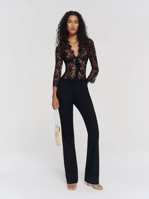REFORMATION Acacia Top Lace