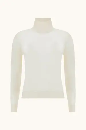 Paul & Shark Merino Wool Turtleneck Sweater Milk
