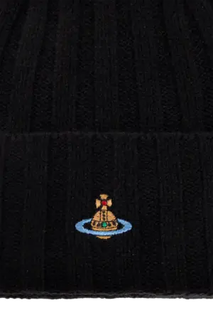 VIVIENNE WESTWOOD Cashmere Hat ‘classic - Black