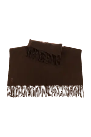 BY MALENE BIRGER Wool Scarf ‘turtla - Brown