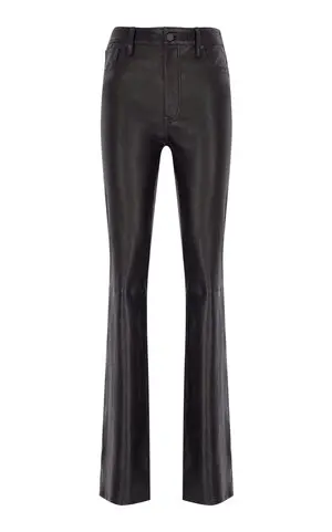 Zeynep Arçay Straight-cut Stretch Leather Pants