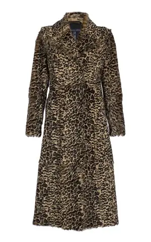 ZEYNEP ARÇAY Leopard-Print Shearling Coat