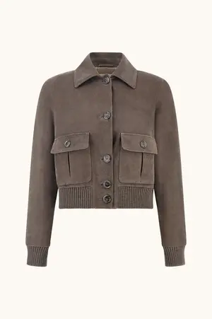 Paul & Shark Aqualeather Suede Jacket