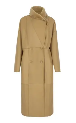 Zeynep Arçay Vintage Shearling Coat - Brown