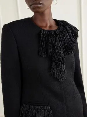 HEIRLOME Matilde Wool-blend Twill Jacket