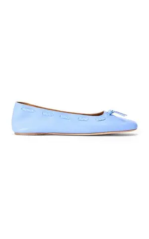 Staud Milo Leather Ballet Flats