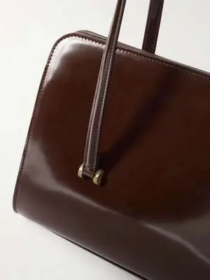 KALLMEYER Magazine Patent-leather Shoulder Bag - Dark Brown