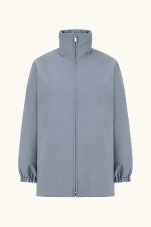 Paul & Shark Typhoon Platinum Long Down Jacket - Blue