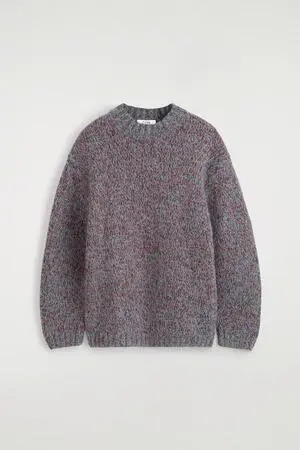 Cos Tri-tone Wool-mohair Sweater