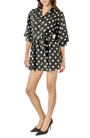 English Factory Belted Shirt Minidress