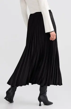 BRAVE+TRUE Alias Pleated Maxi Skirt