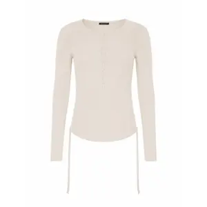 ANN DEMEULEMEESTER Hamar Wrinkled Long Sleeves Top - White