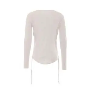 ANN DEMEULEMEESTER Hamar Wrinkled Long Sleeves Top - White
