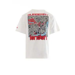 Burberry T-shirt With Logo And London Map