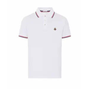 Moncler Logo Polo - White