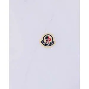 Moncler Logo Polo - White