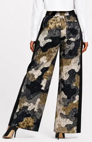 DAI MODA Camo Wide Leg Pants