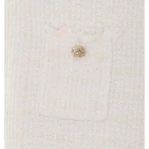 SELF-PORTRAIT Textured Knit Mini Dress