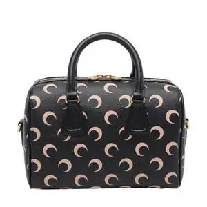 MARINE SERRE Moon Canvas Strike Handbag