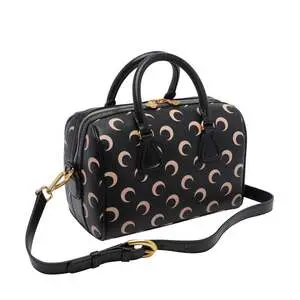 MARINE SERRE Moon Canvas Strike Handbag