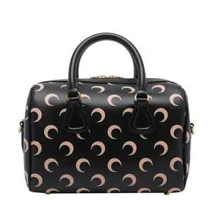 MARINE SERRE Moon Canvas Strike Handbag