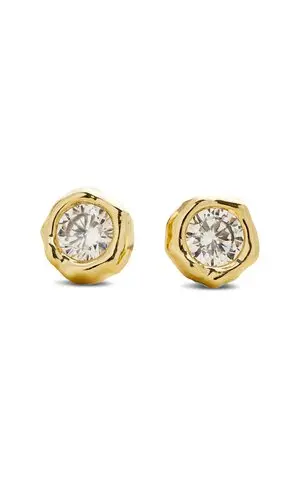 Alexis Bittar Asterales 14k -plated Molten Stud Earrings - Gold