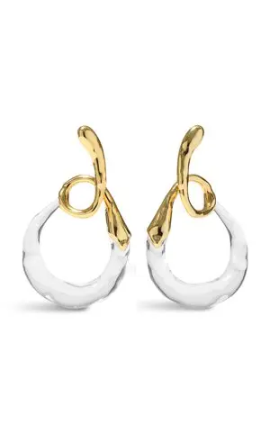 Alexis Bittar 14k Gold-plated Lucite Earrings
