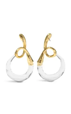 Alexis Bittar 14k Gold-plated Lucite Earrings