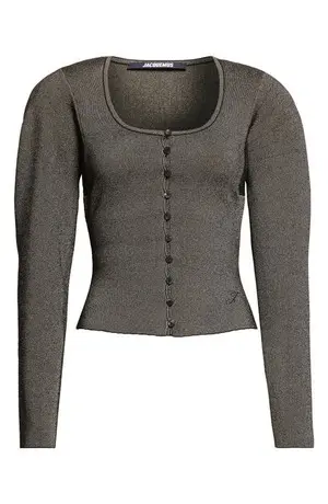 Jacquemus Le Cardigan Sera Cardigan - Dark Beige