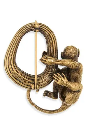 Khaite Monkey Brooch