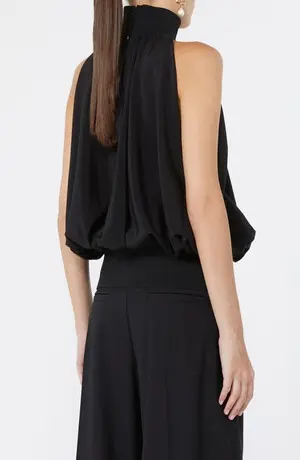 Sportmax Piovra Silk Shell With Ribbed Details
