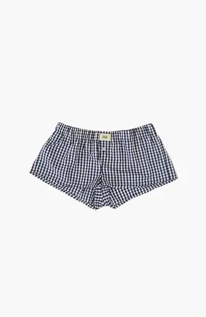 ODDLI Micro Boxers - Navy Gingham
