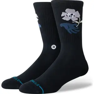 Stance Wilted Crew Socks - Black