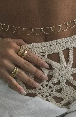 CHILD OF WILD Bad Romance Cubic Zirconia Belly Chain