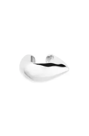 Bottega Veneta Sterling Silver Ear Cuff - 8117 Silver
