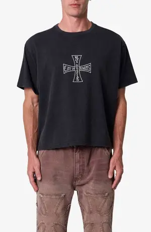 Mnml Washed La Cotton Graphic T-shirt
