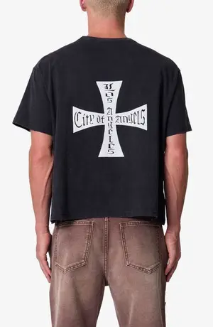 Mnml Washed La Cotton Graphic T-shirt